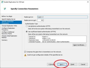How to set up replication on Hyper-V 2022 with AD off-domain