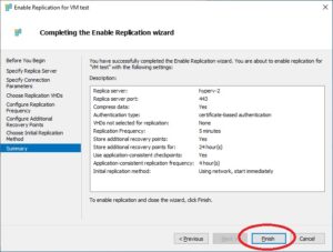 How to set up replication on Hyper-V 2022 with AD off-domain